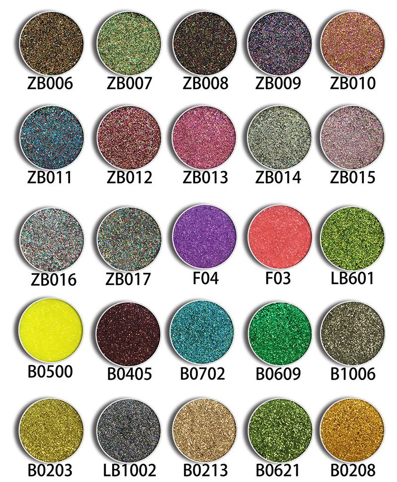 Private label high pigment single eyeshadow,glitter matte shimmer ...