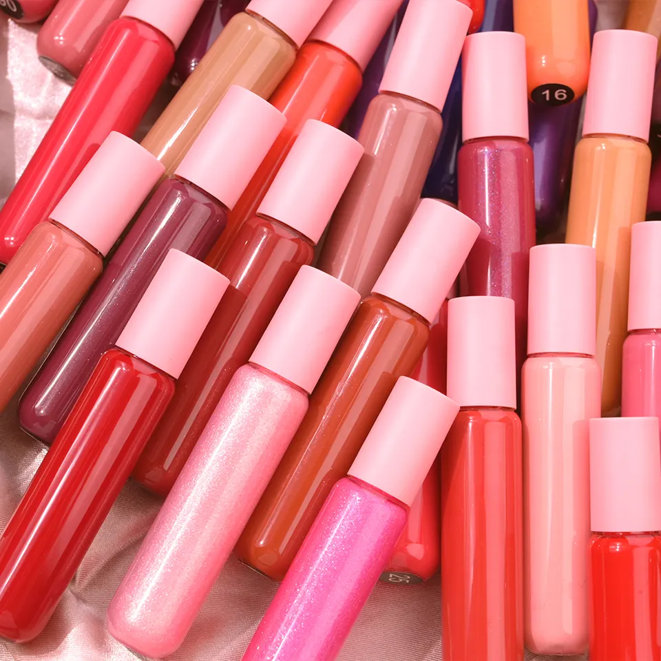 Private label new wholesale gloss bulk custom logo cream flavored ...