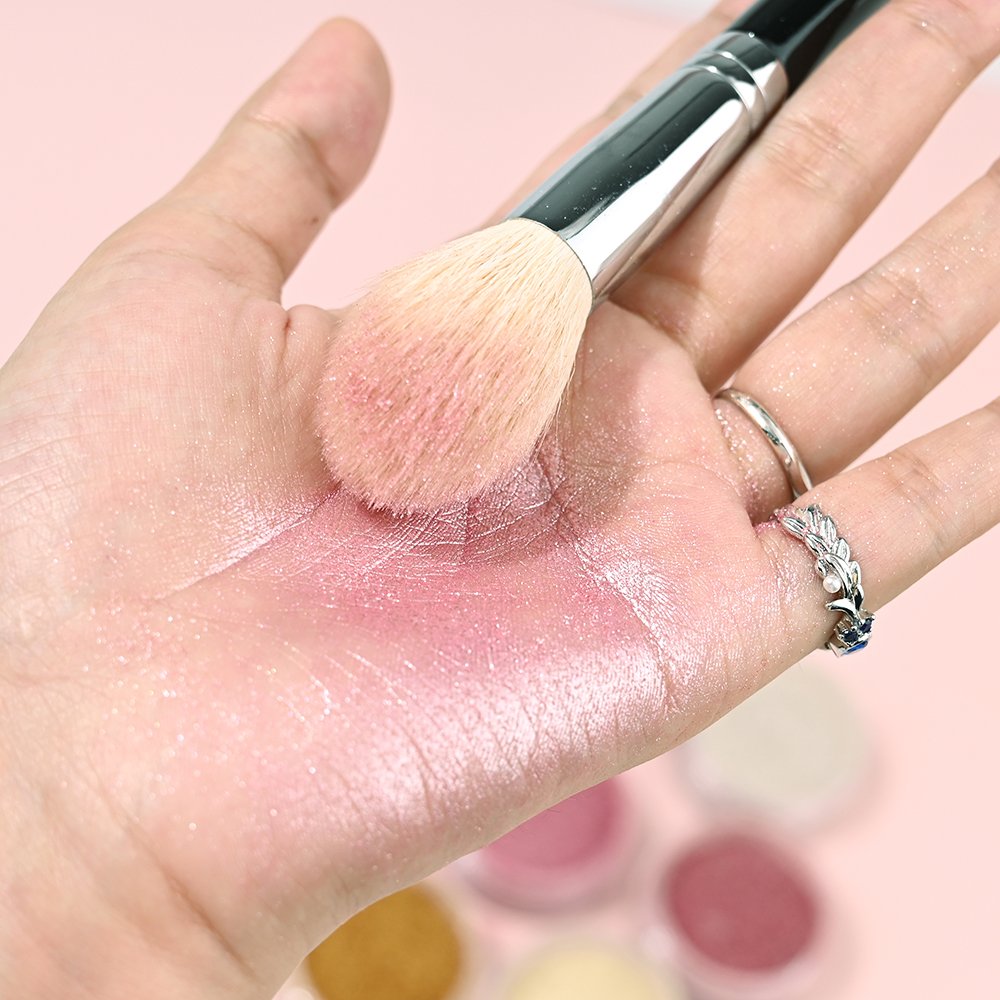 8 Colors Custom Logo Sparkle Powder with Puff Makeup Body Face High ...
